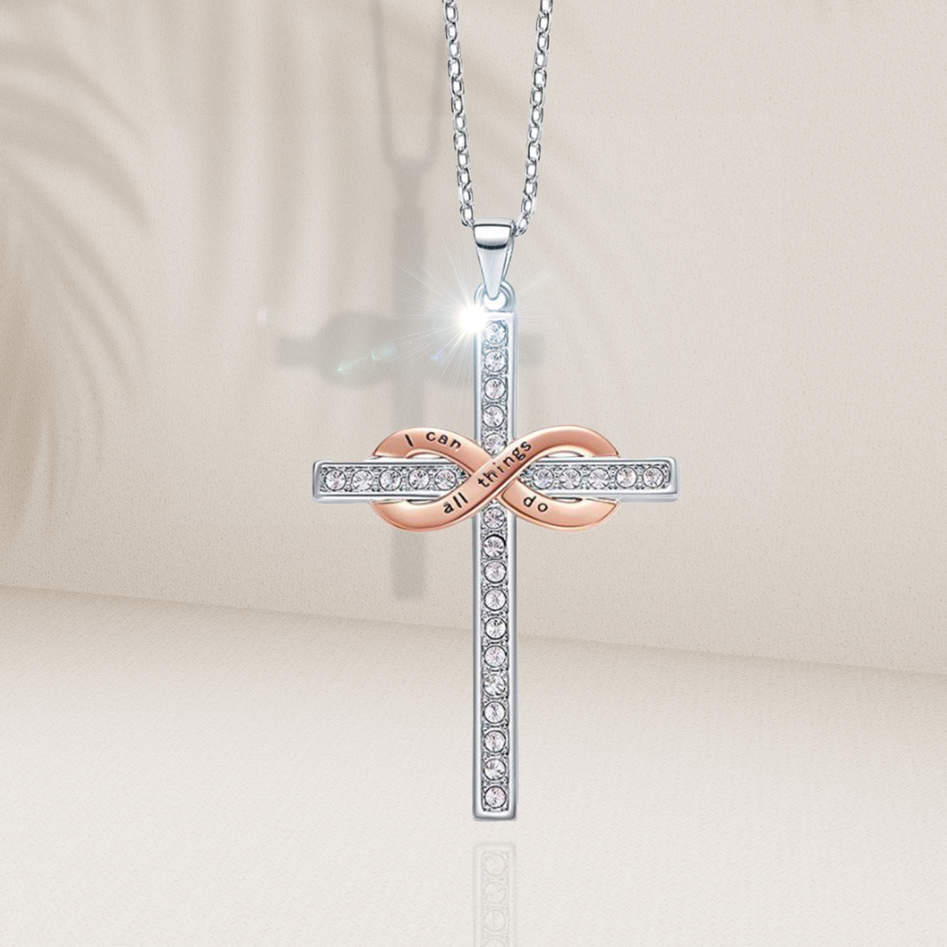 56% off on Destiny Infinite Cross Necklace | OneDayOnly
