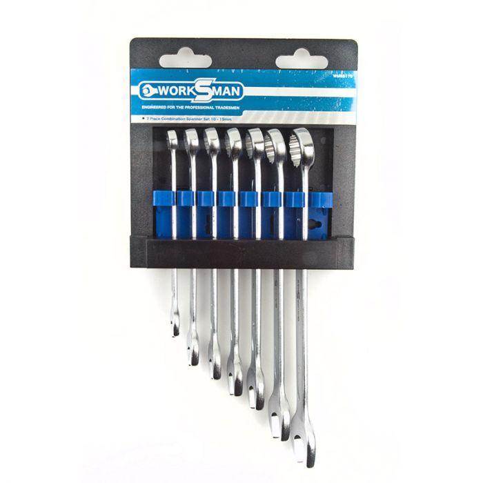 72% off on 7-Piece Combo Spanner Set 10-19mm | OneDayOnly