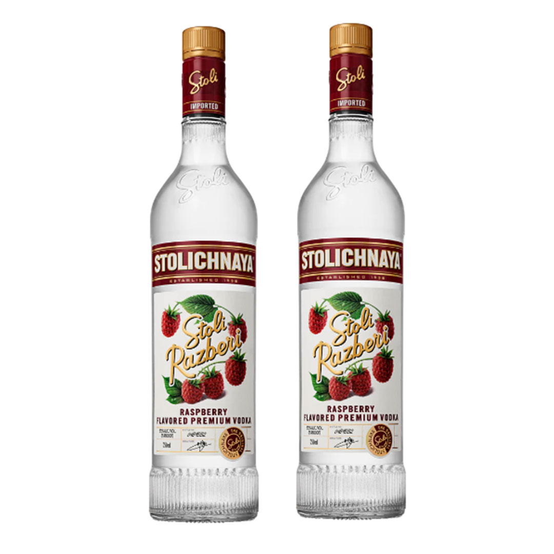 21% off on Stoli 2x 750ml Raspberry Vodka | OneDayOnly