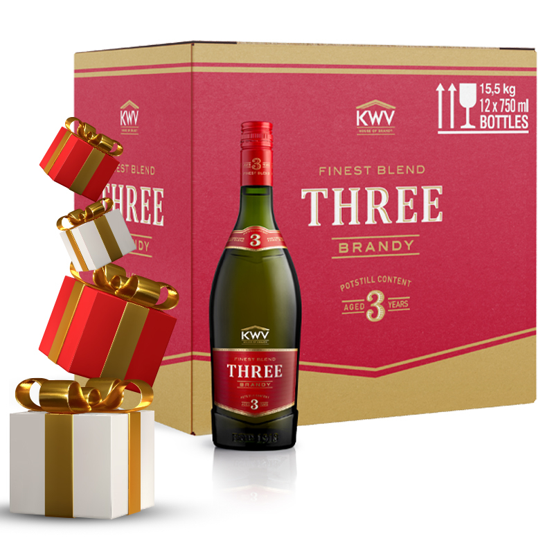 R140 off on KWV 12x 750ml 3 Year Old Brandy | OneDayOnly