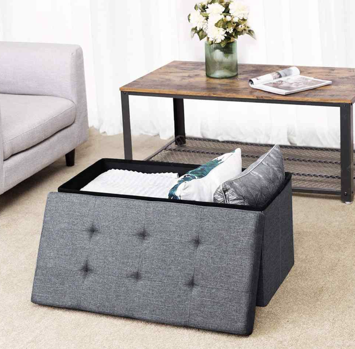 42% off on Songmics Medium Storage Ottoman | OneDayOnly