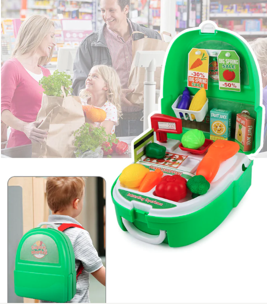 63% off on Nifty Kids Backpack Market Play Case | OneDayOnly