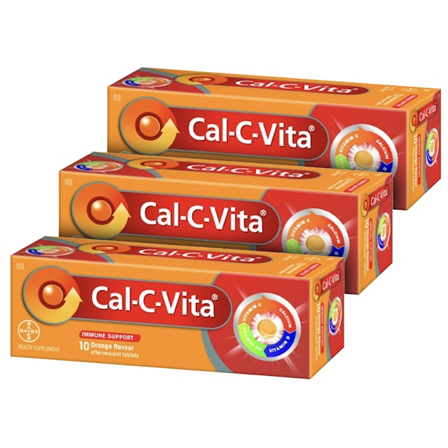 Cal-C-Vita 3x 10's Vitamin C Plus Effervescents | OneDayOnly