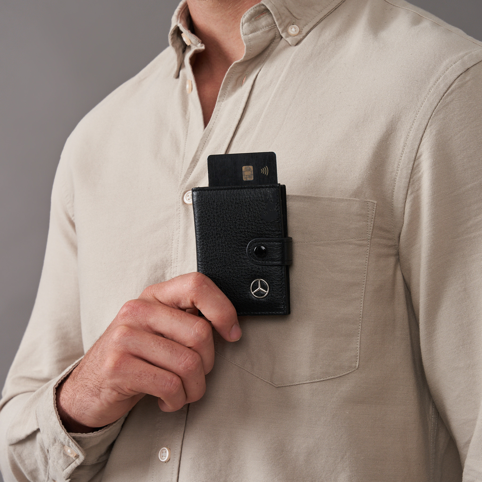 30% off on Leather Push-Up Card Wallet | OneDayOnly