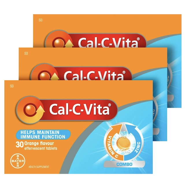 Cal-C-Vita 3x 30's Vitamin C Effervescents | OneDayOnly