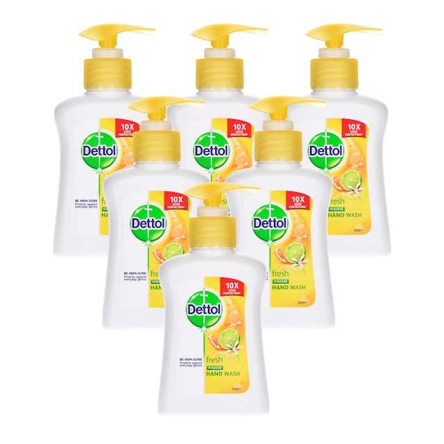 Dettol 6x 200ml Liquid Hand Wash Pumps | OneDayOnly