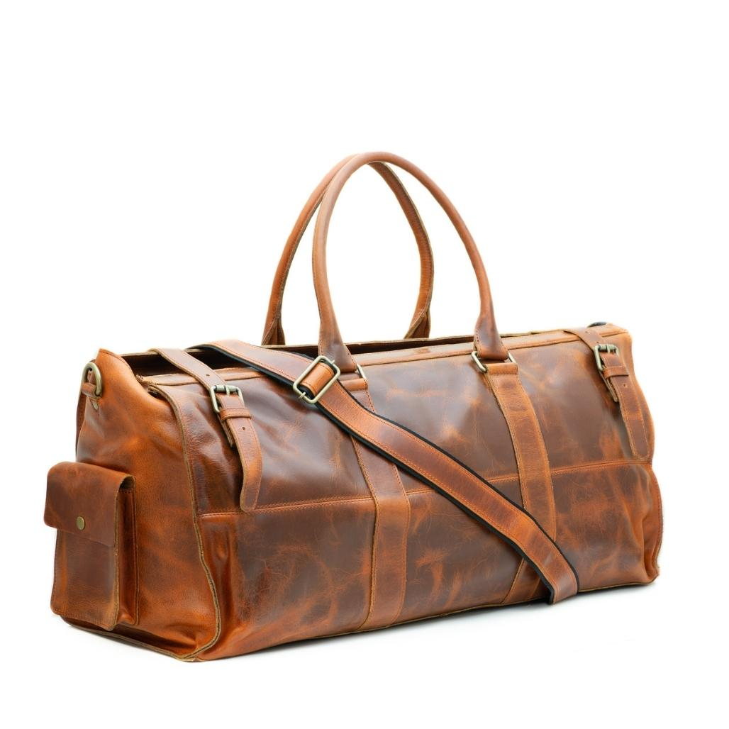 37% off on ZEMP Leather Bobo Travel Bag | OneDayOnly