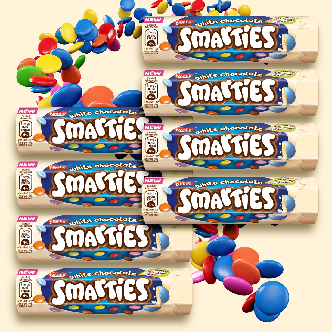 28% off on Nestle 8x 36g Smarties Tubes | OneDayOnly