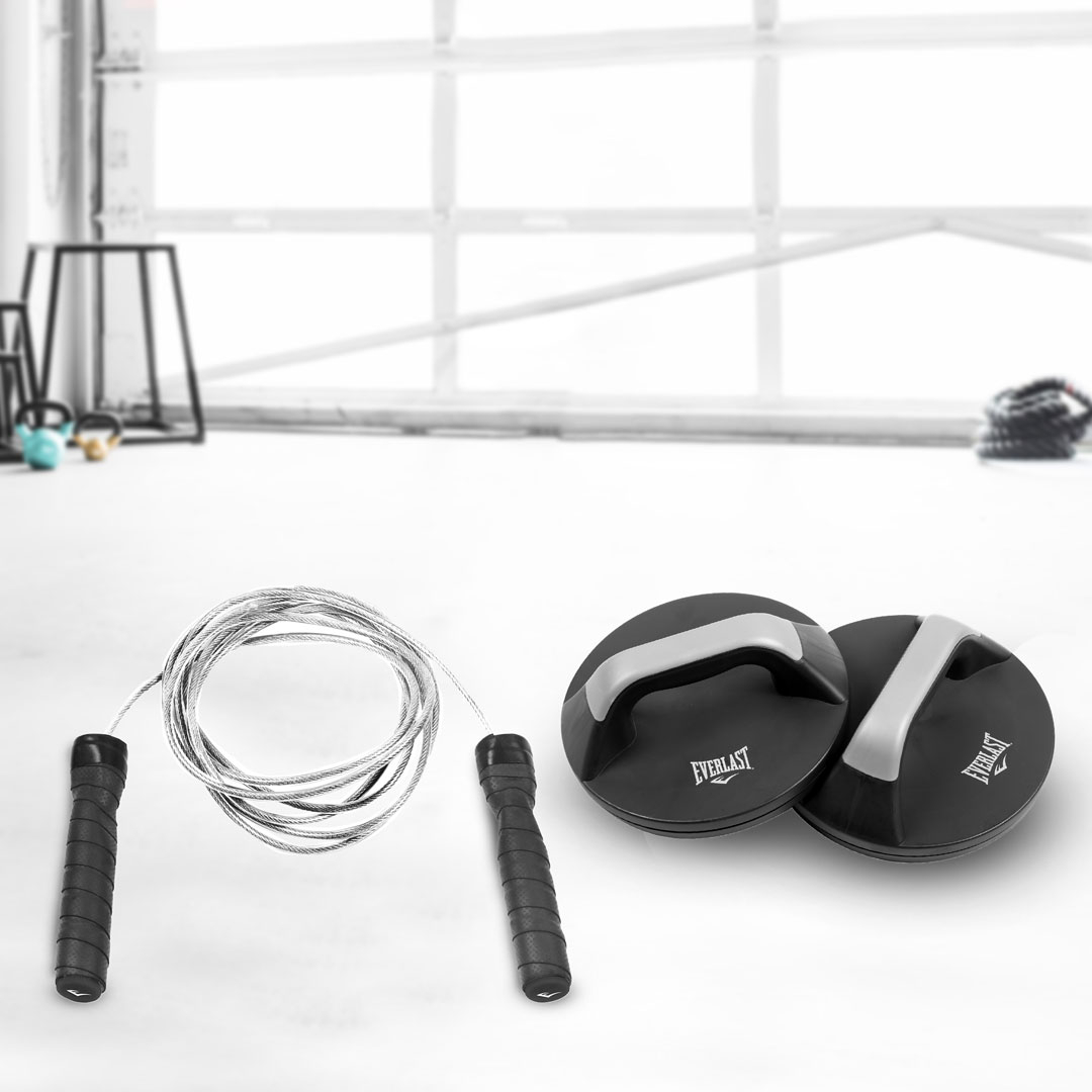 19% off on Everlast Push Up Bar & Jump Rope | OneDayOnly