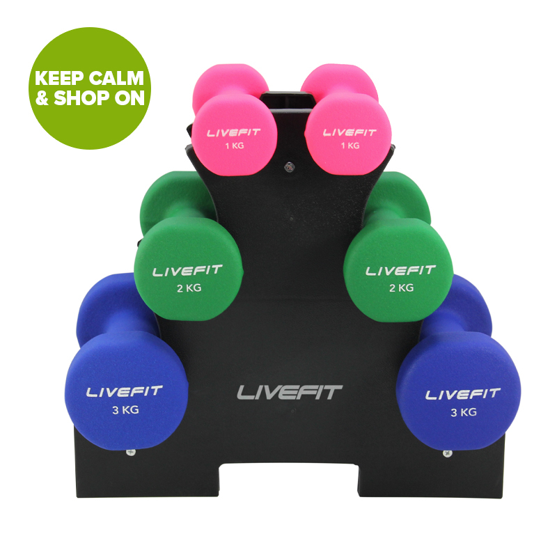 45% off on Livefit Soft Touch Dumbbell Set | OneDayOnly