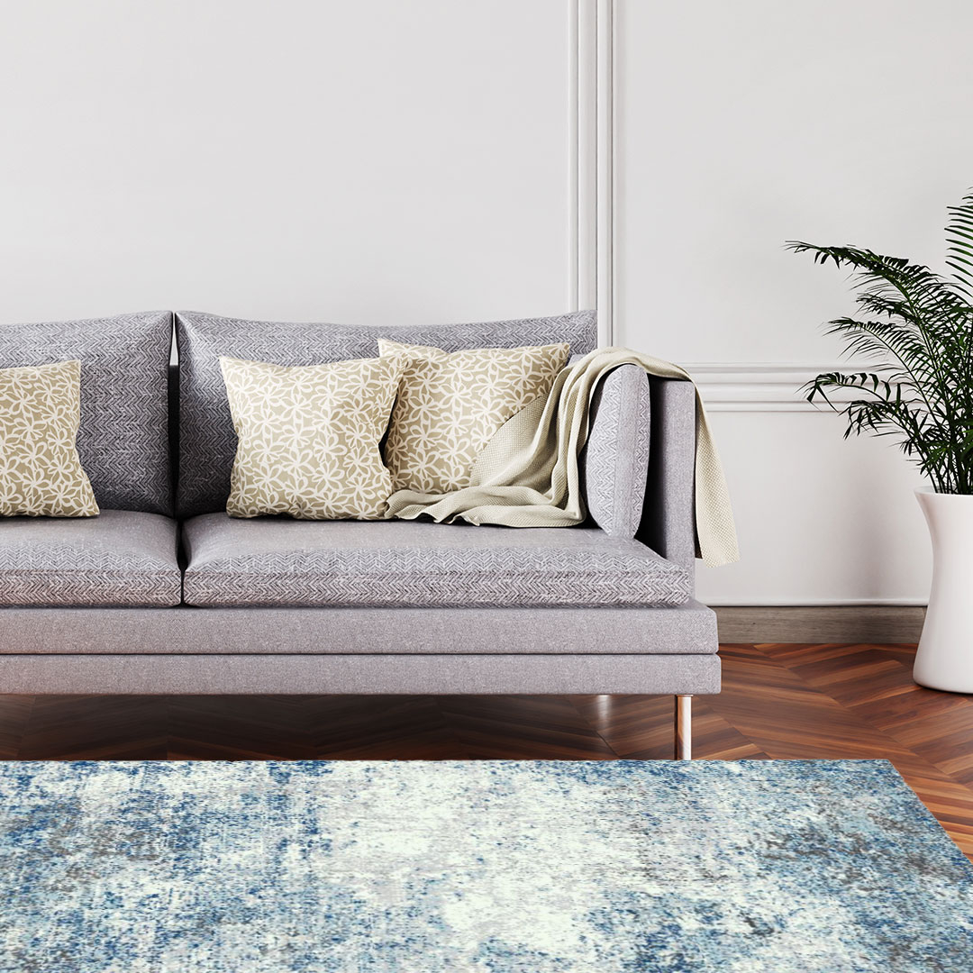 58% off on Zenith Faded Abstract Rug | OneDayOnly