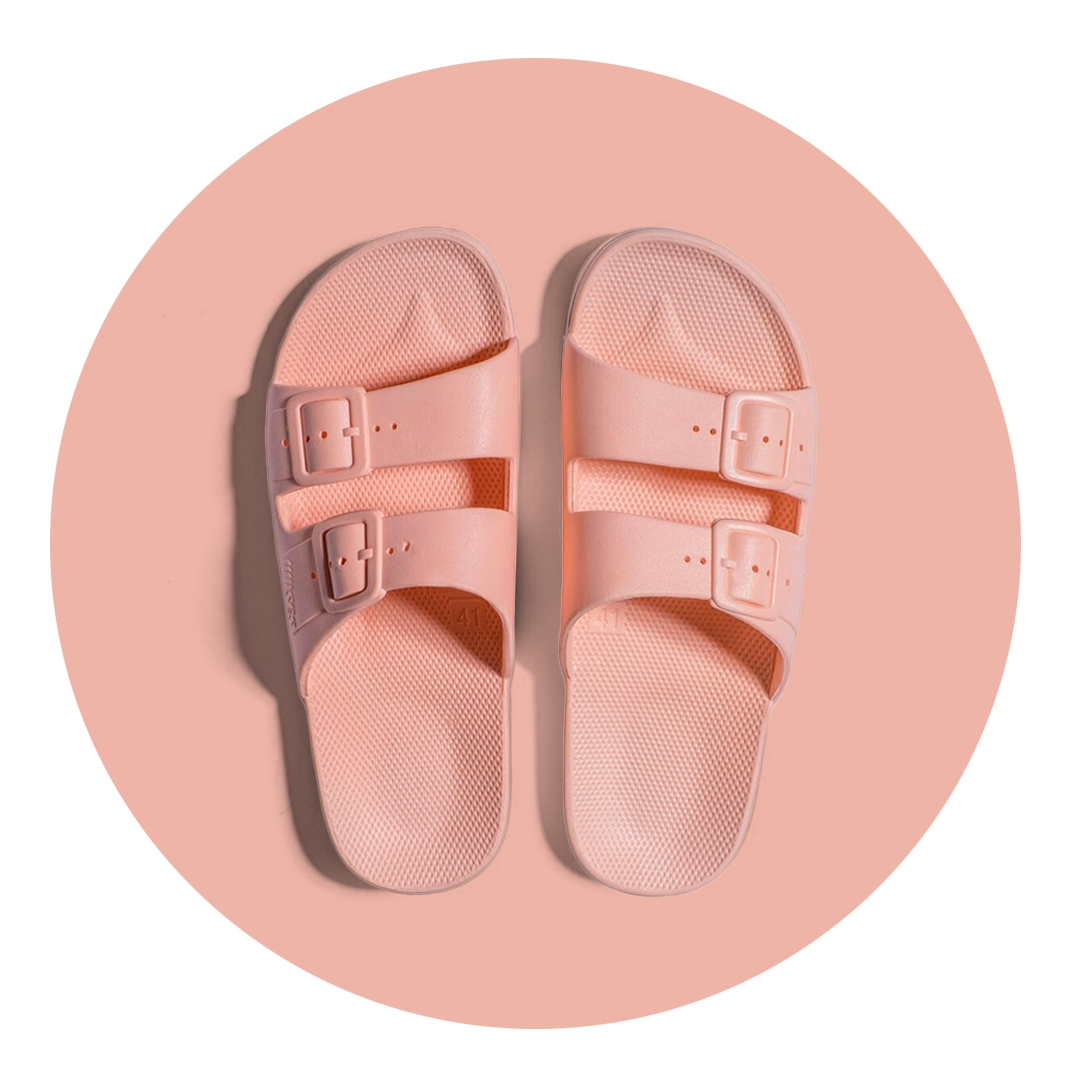 50% off on Unisex Baby Pink Slide Sandals | OneDayOnly