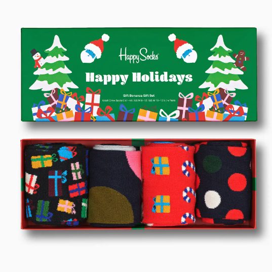 42% off on Happy Socks 4x Gift Bonanza Gift Set | OneDayOnly