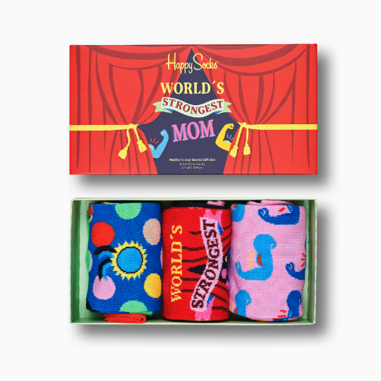 40% off on 3x Mother's Day Socks Gift Box | OneDayOnly