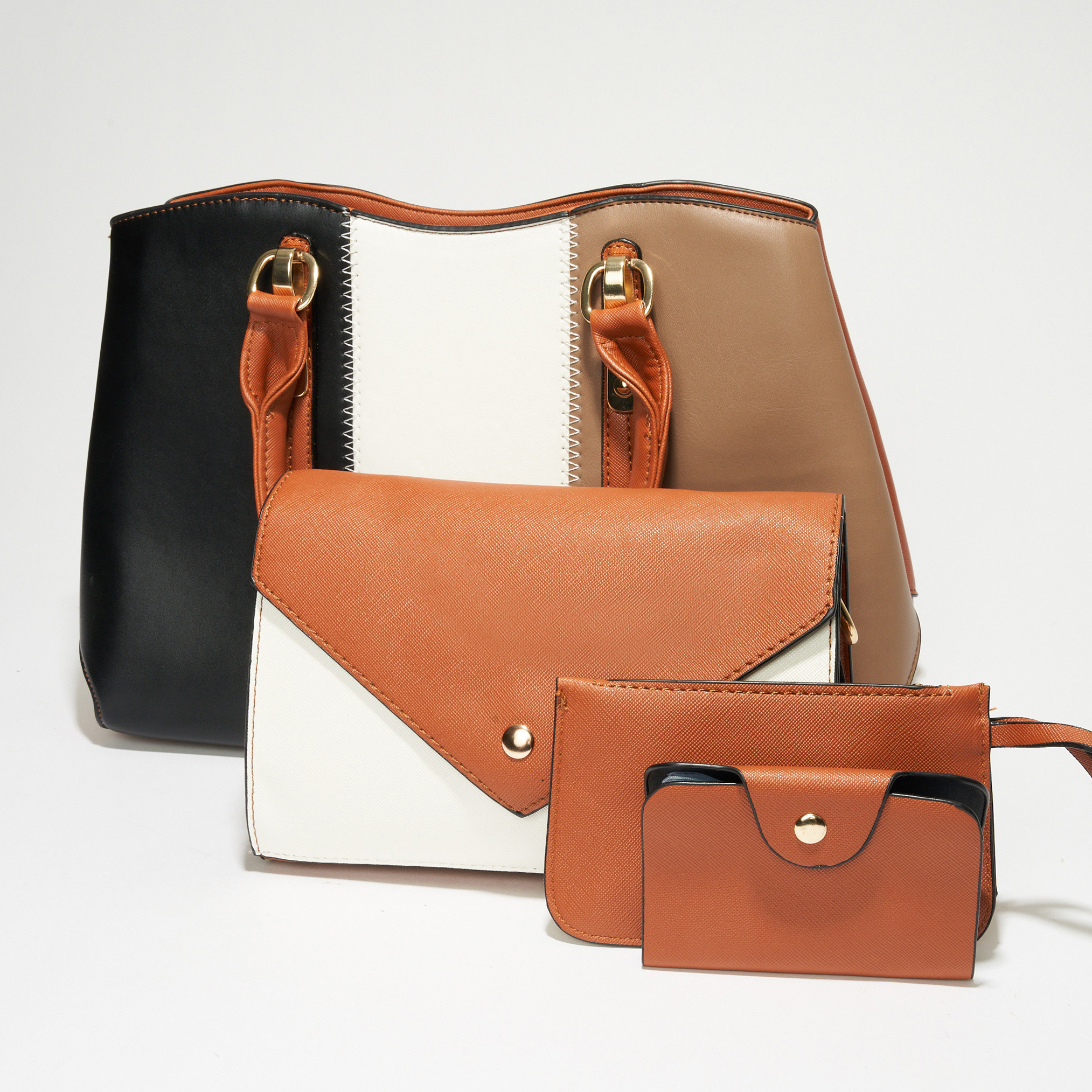 36% off on FCG 4-Piece Faux Handbag Set | OneDayOnly