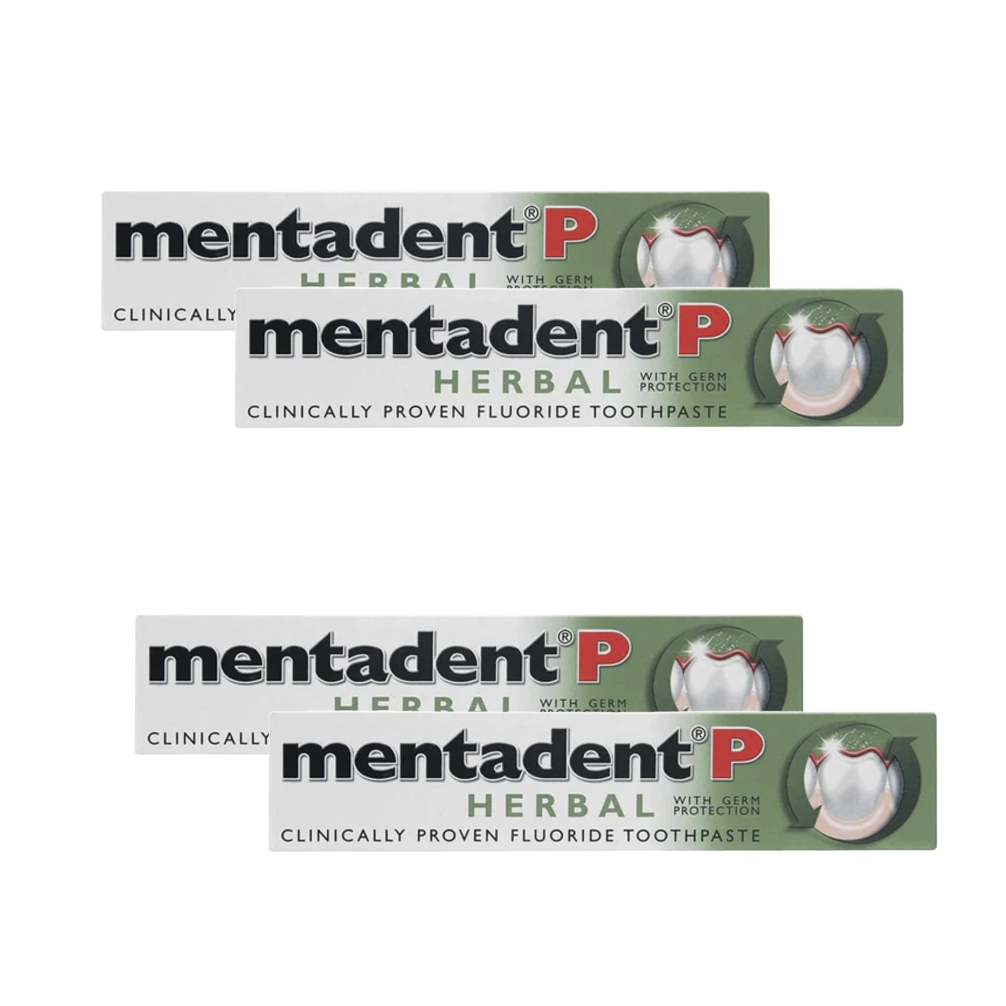 Mentadent P 4x 100ml Toothpastes | OneDayOnly