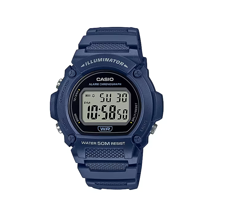 30% off on Casio Men's Digital Blue Watch | OneDayOnly