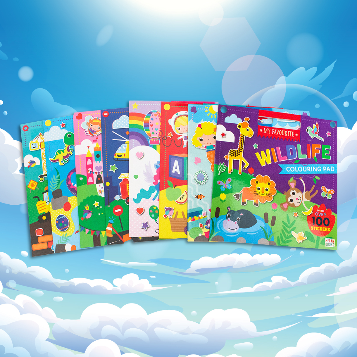 37% off on My Favourite Colouring Pads (8 Pads) | OneDayOnly