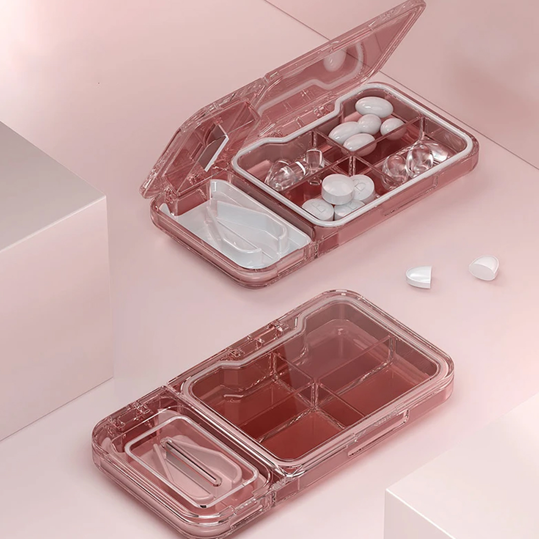 47% off on Pill Case with Container & Cutter | OneDayOnly