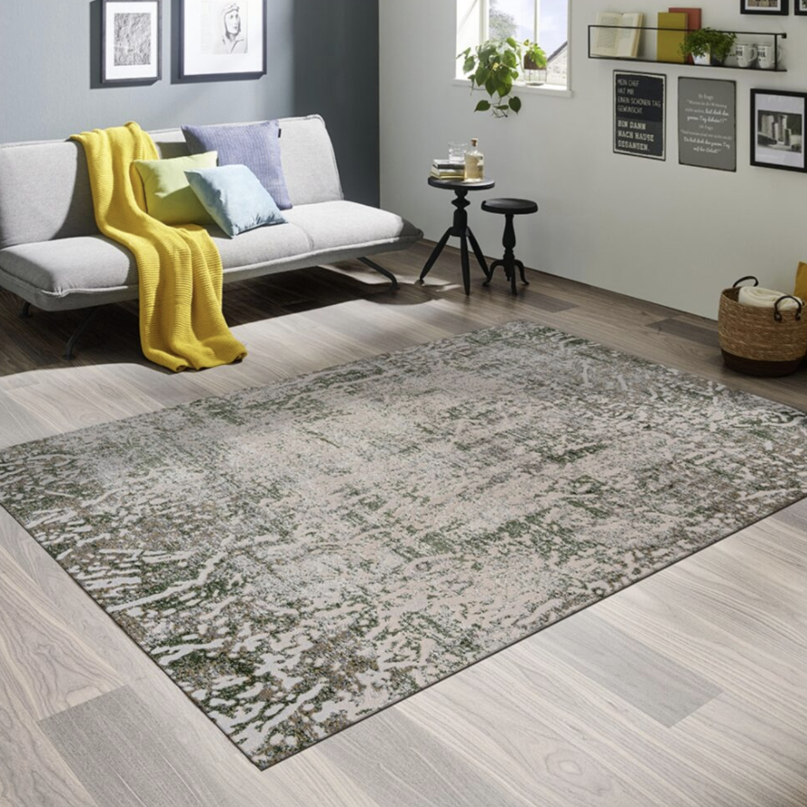 60% off on Fusion Faded Abstract Green Rug | OneDayOnly