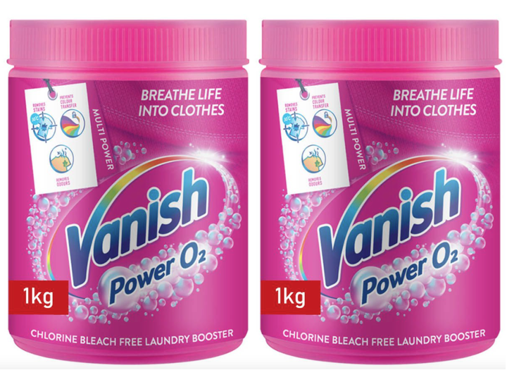 Vanish 2x Power O2 Fabric Stain Removers | OneDayOnly