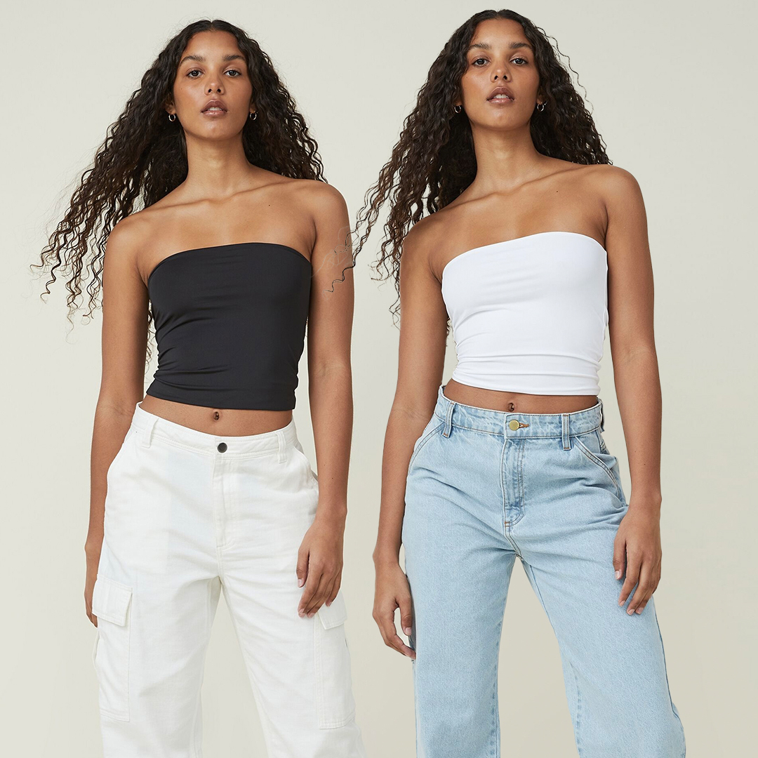 70% off on 2x Ladies Sculpted Tube Tops | OneDayOnly