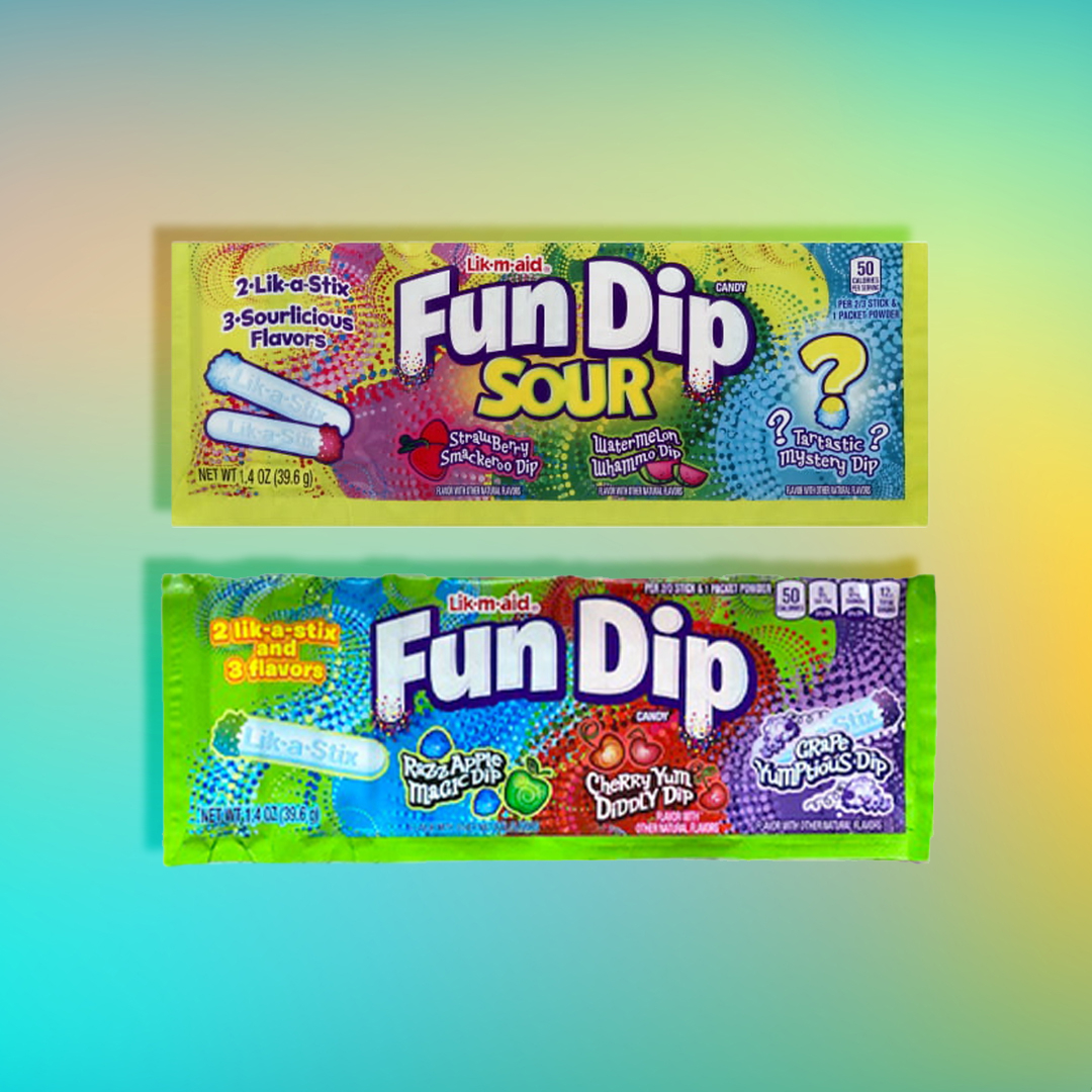 34% off on 12x 39.6g Sour and Regular Fun Dip Candy | OneDayOnly