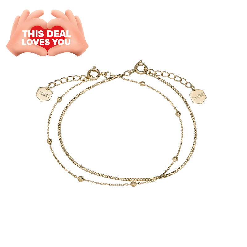 58% off on Cluse Gold Plated Bracelets Set | OneDayOnly