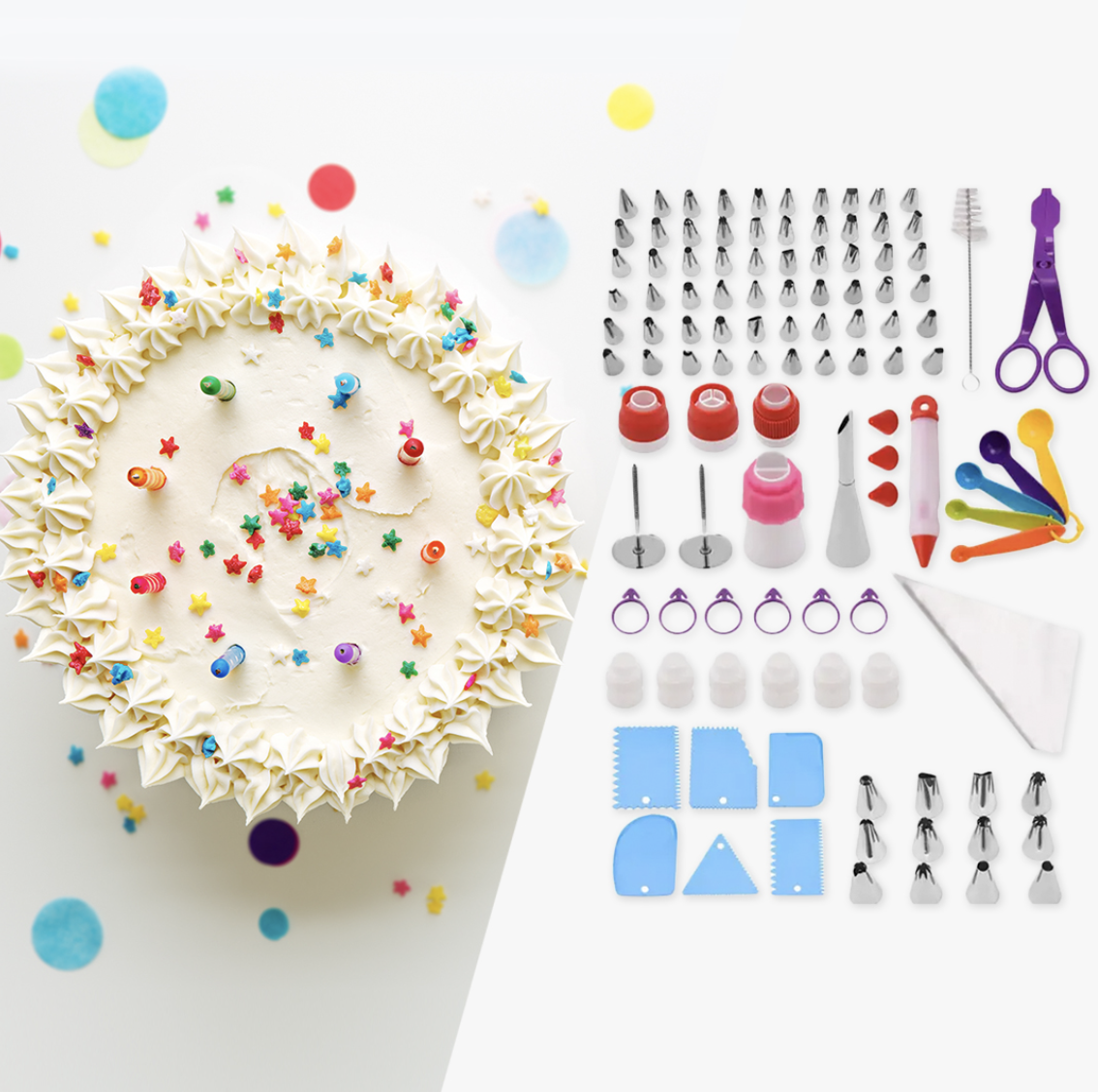 33% off on 102-Piece Cake Decorating Set | OneDayOnly