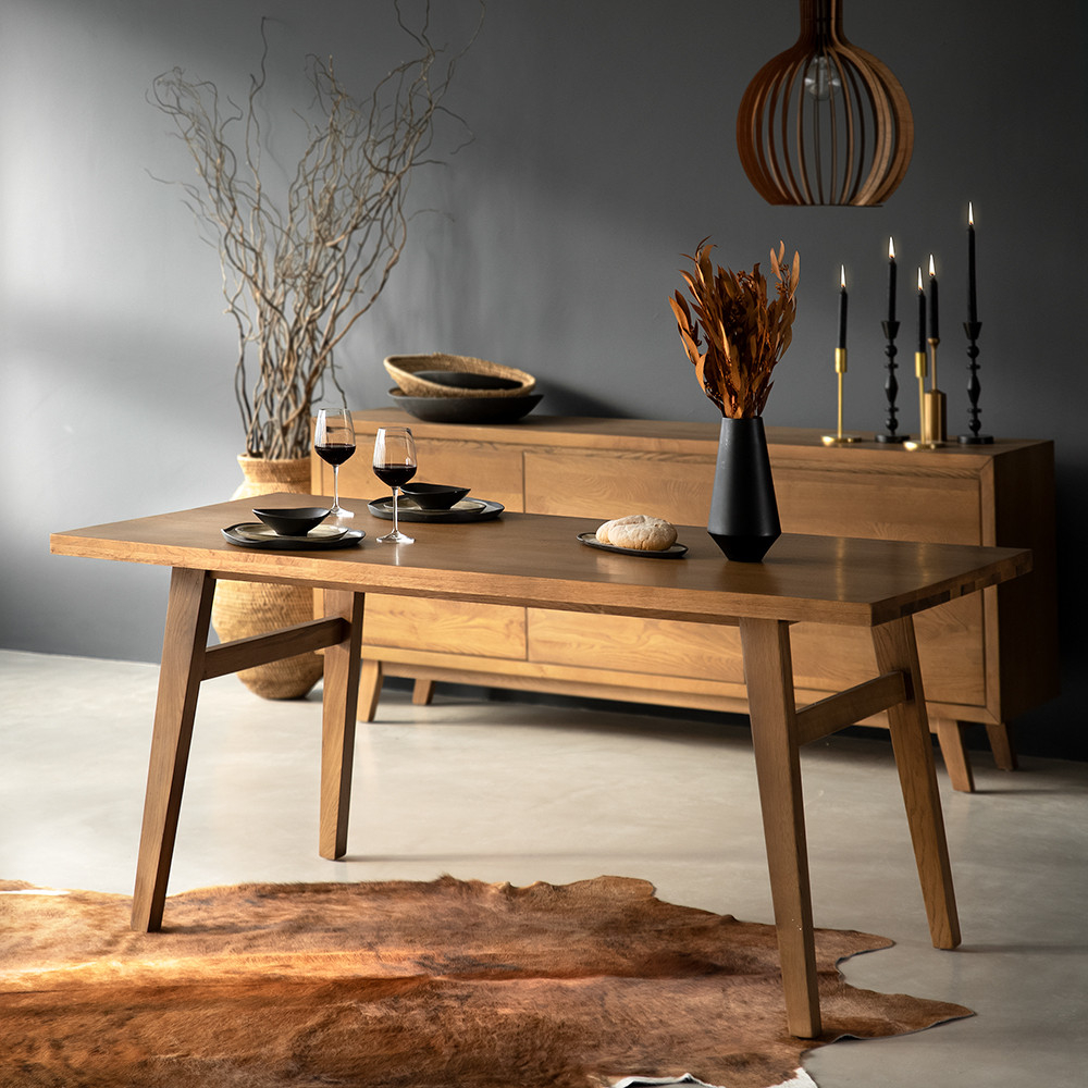R1,500 off on Haylend Oak Wood Dining Table | OneDayOnly