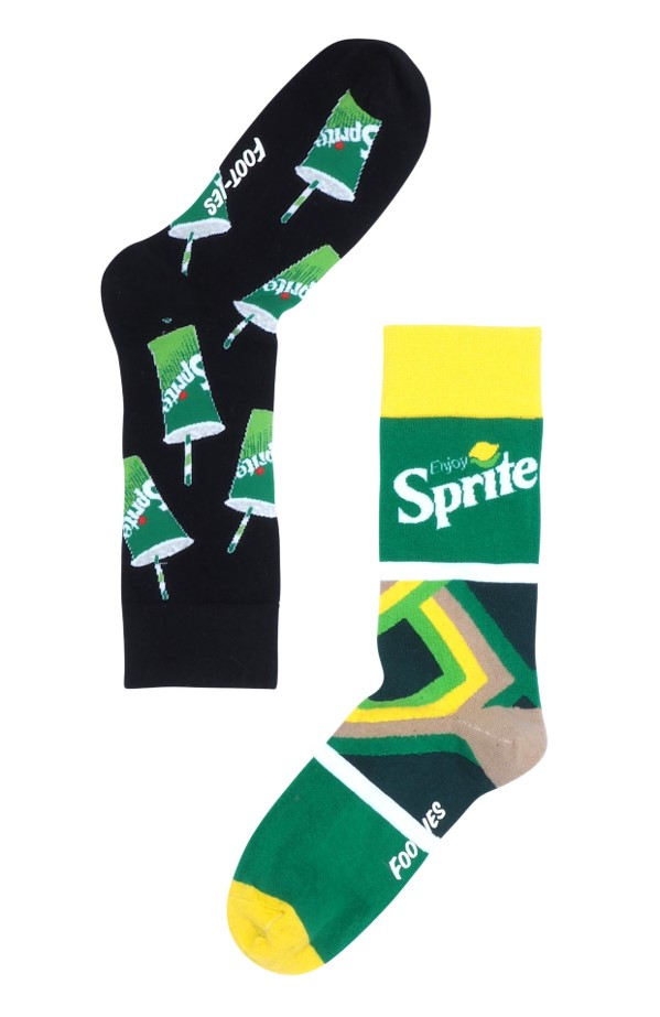 20% off on FOOT-IES 2x Sprite Sip Socks | OneDayOnly