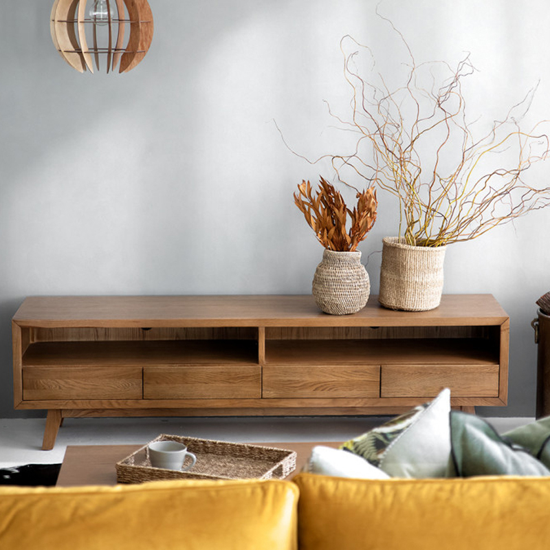 R900 off on Haylend Solid Oak Wood TV Stand | OneDayOnly