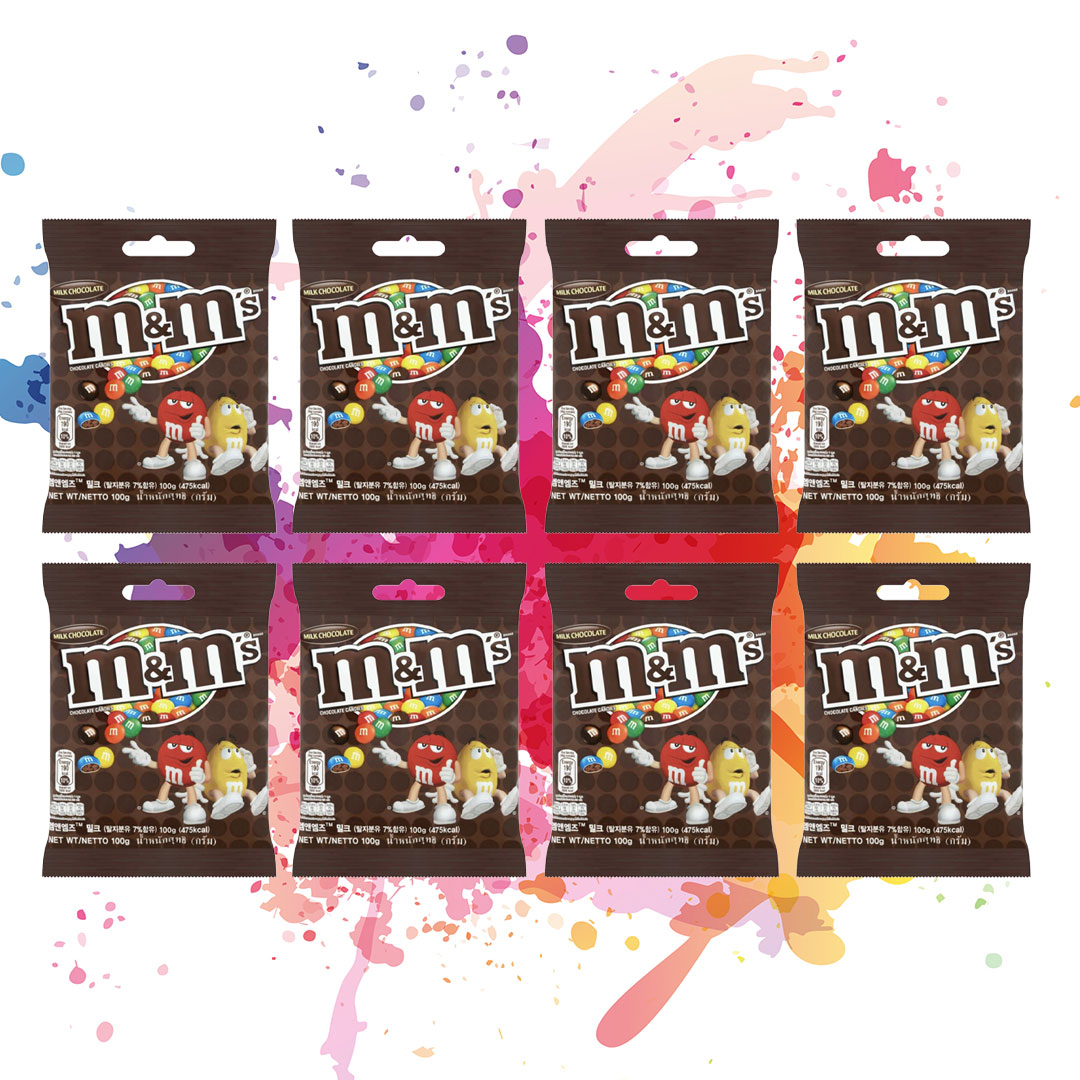20% off on M&M 8x 100g Coated Candies | OneDayOnly
