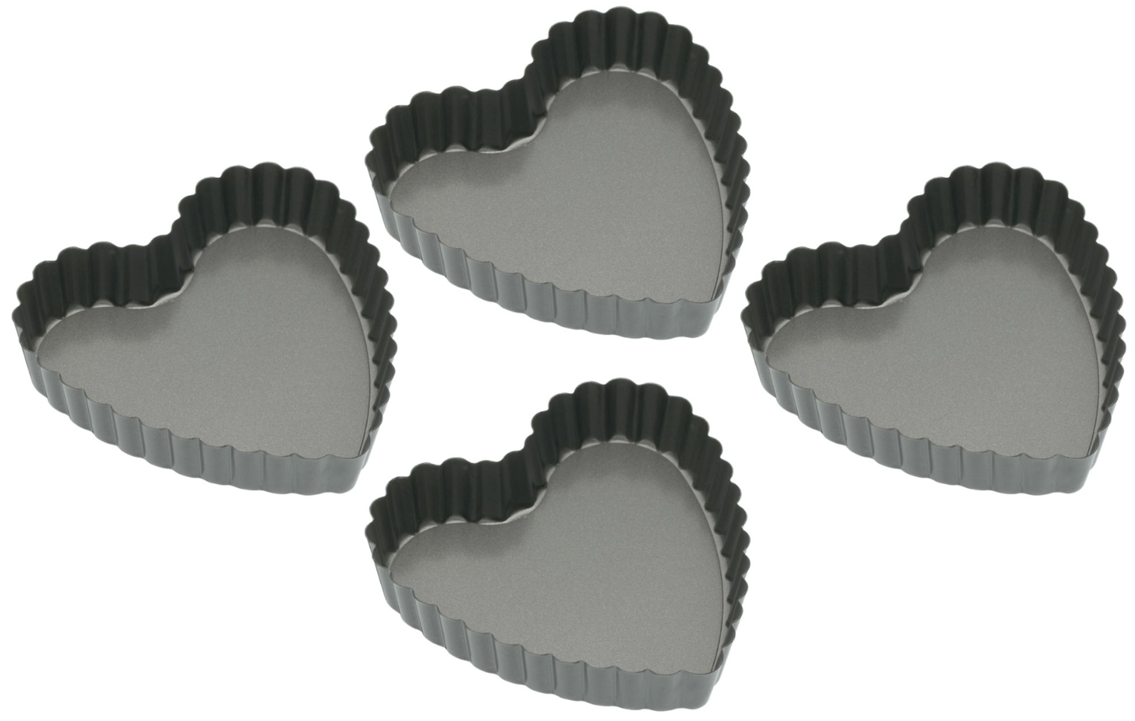 17% off on KitchenCraft 4x Heart Shaped Pans | OneDayOnly