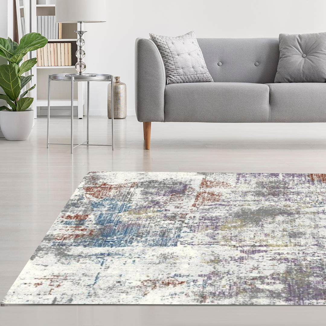 61% off on Rustic Rainbow Abstract Rug | OneDayOnly