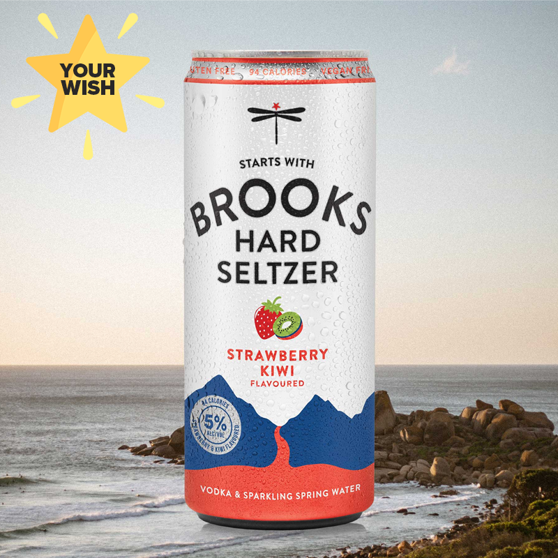 Brooks Hard Seltzer 24x 300ml Hard Seltzers | OneDayOnly