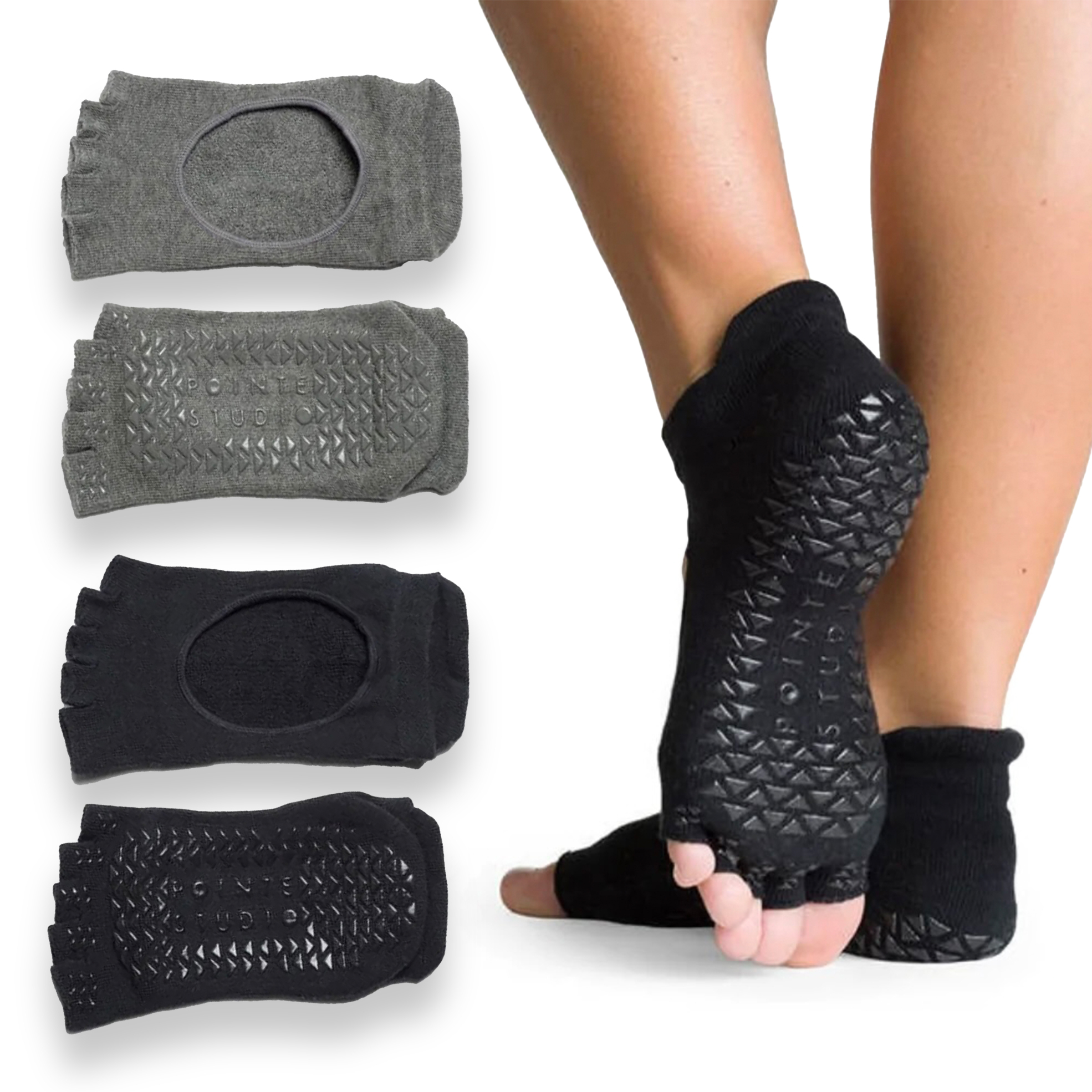 45% off on Pointe Studio 2x Toeless Grip Socks | OneDayOnly