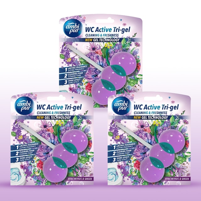 AmbiPur 3x 48g Flush Gel Starter Kits | OneDayOnly