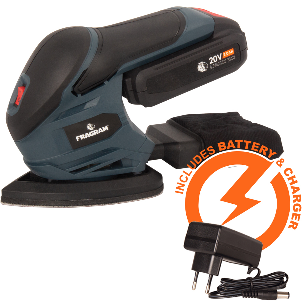 44% off on Fragram 20V Cordless Mouse Sander | OneDayOnly
