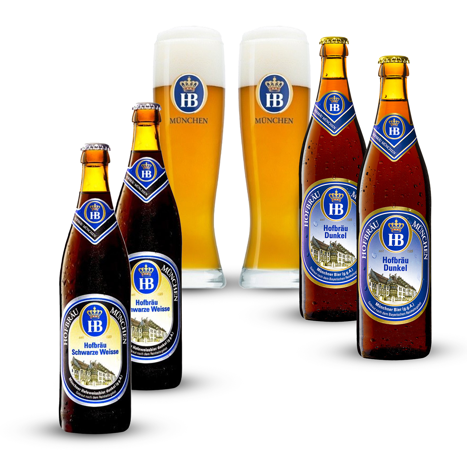 22% off on 4x 500ml German Beers & Glasses | OneDayOnly