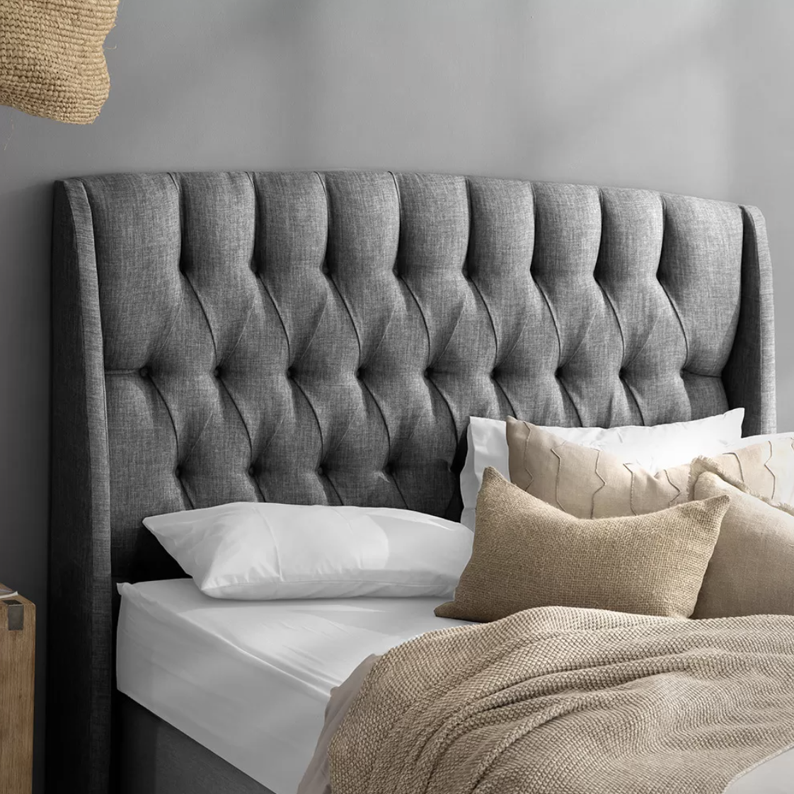 22% off on Aubrien Diamond Tufting Headboard | OneDayOnly