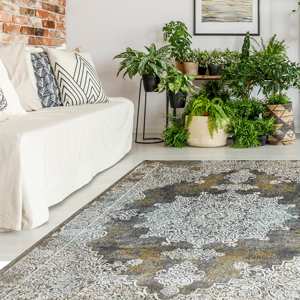 70% off on Palera Fusion Floral Abstract Rug | OneDayOnly