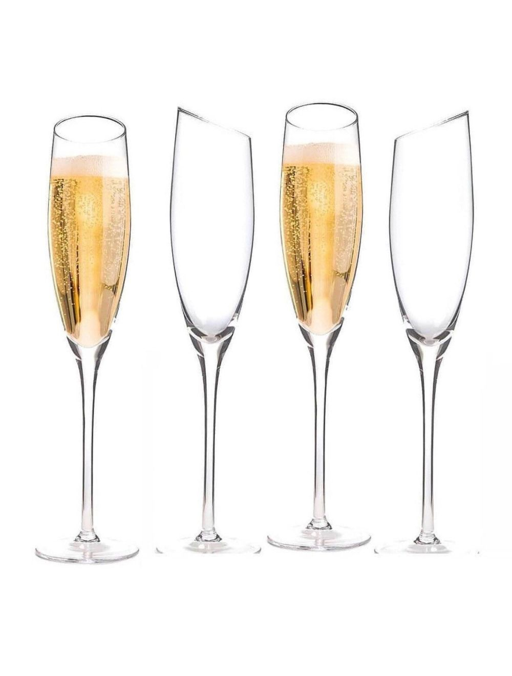 36% off on Verge 4x 160ml Crystal Flute Glasses | OneDayOnly