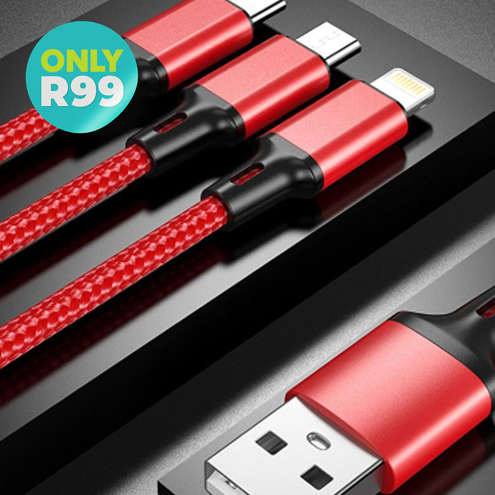 45% off on 3-in-1 Rapid Series Charging Cable | OneDayOnly