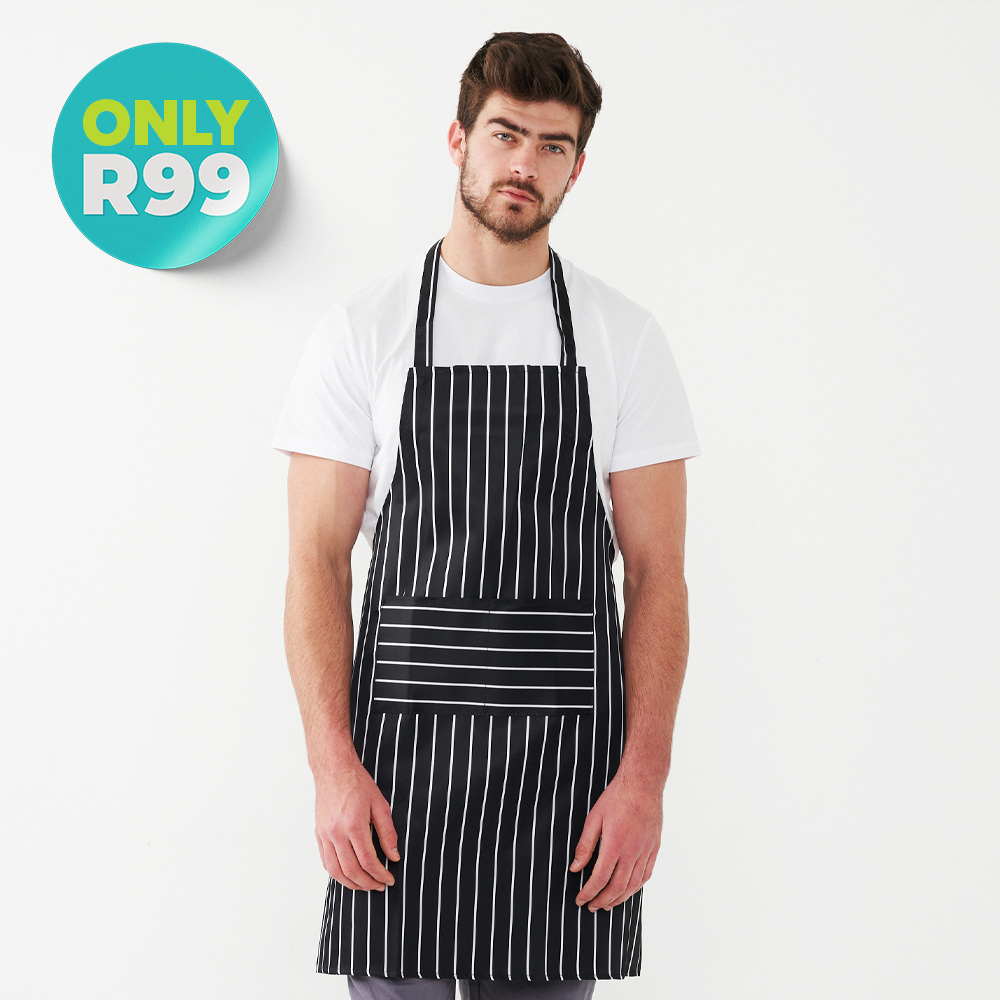 60% off on Cheffy Striped Kitchen Apron | OneDayOnly