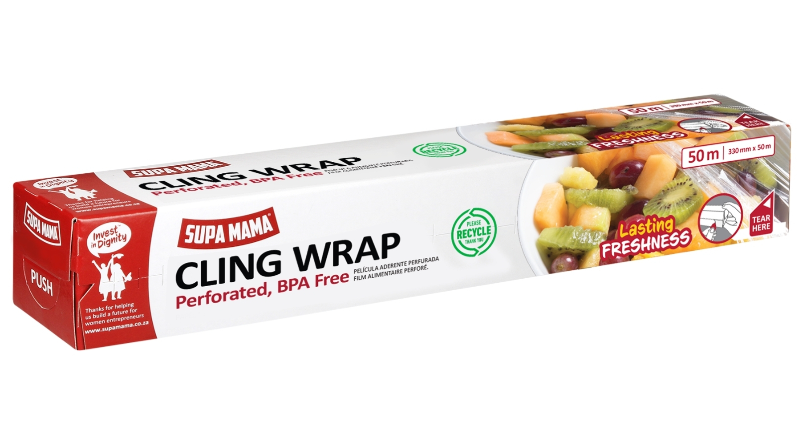 19% off on 2x 50m Perforated Cling Wraps | OneDayOnly