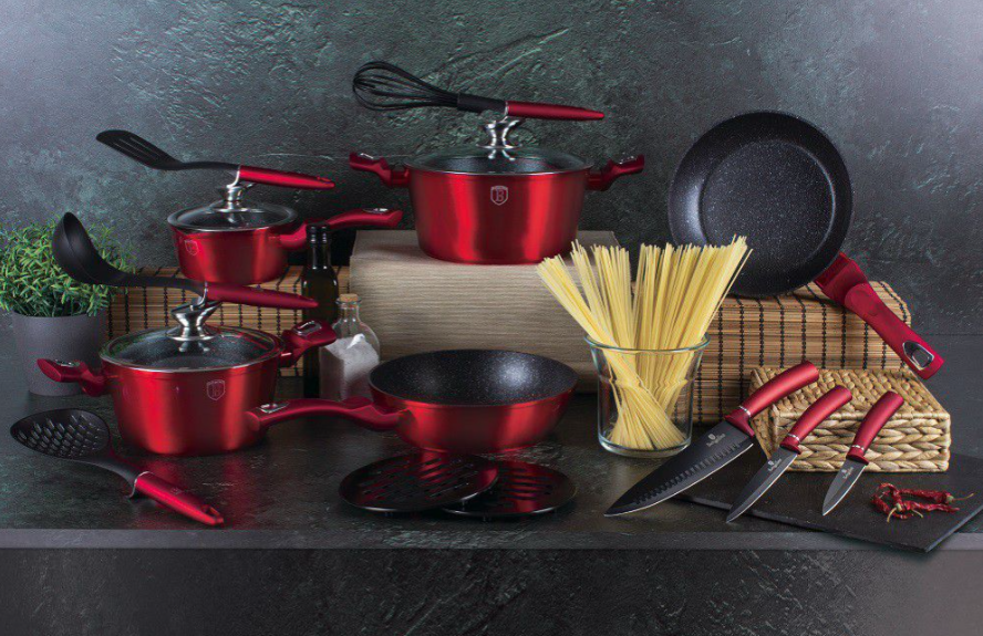 41% off on 17-Piece Marble Coating Cookware Set | OneDayOnly