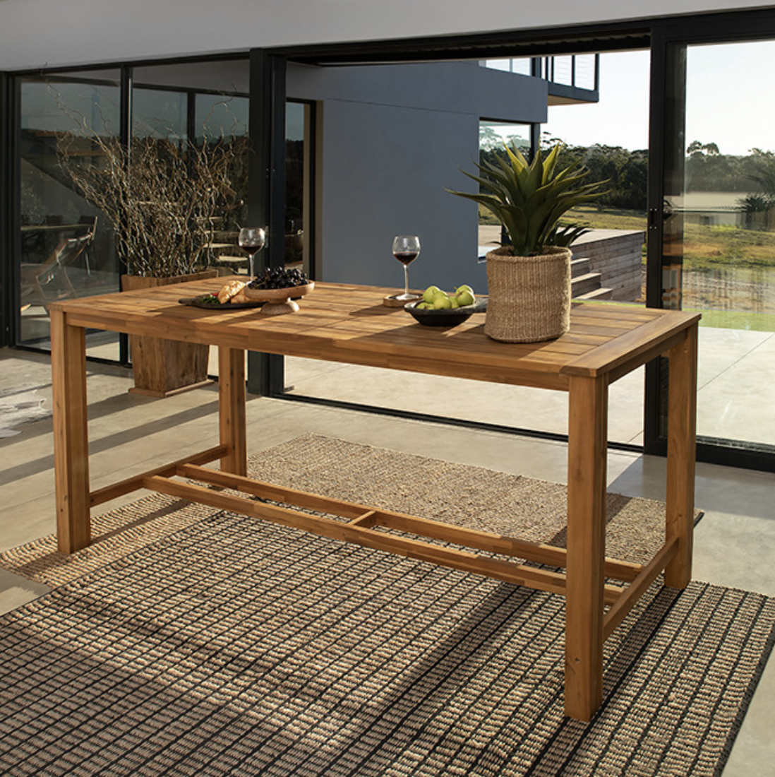 R1,100 off on 2.4m Acacia Wood Counter Table | OneDayOnly