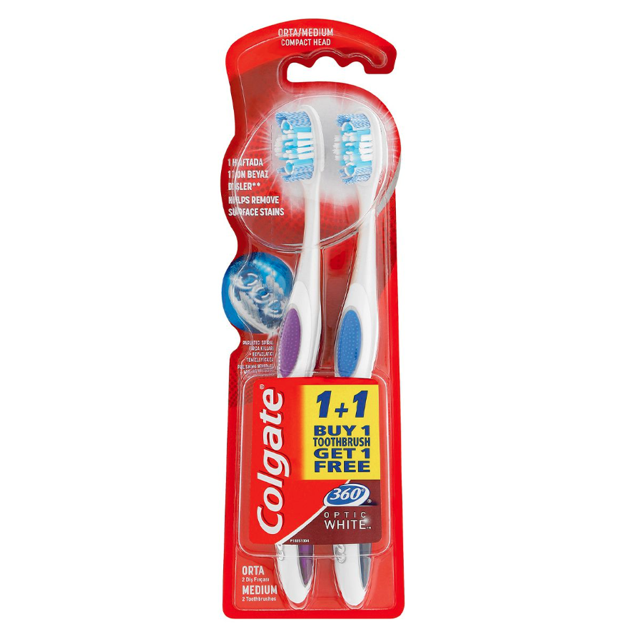 26% off on Colgate 2's 360° Toothbrushes | OneDayOnly