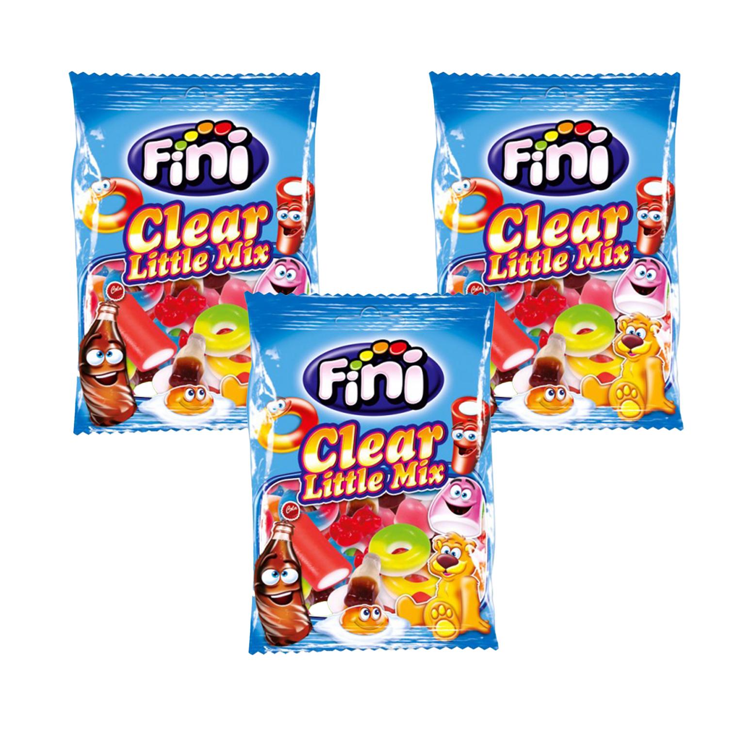 3x 90g Clear Little Mix Bags | OneDayOnly